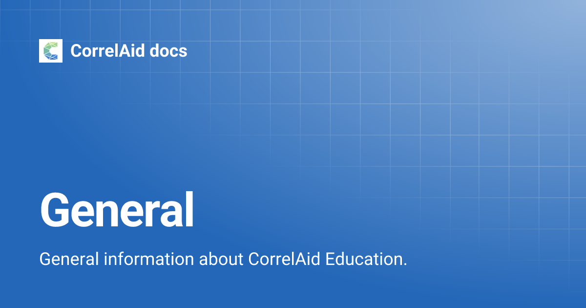 General | CorrelAid docs
